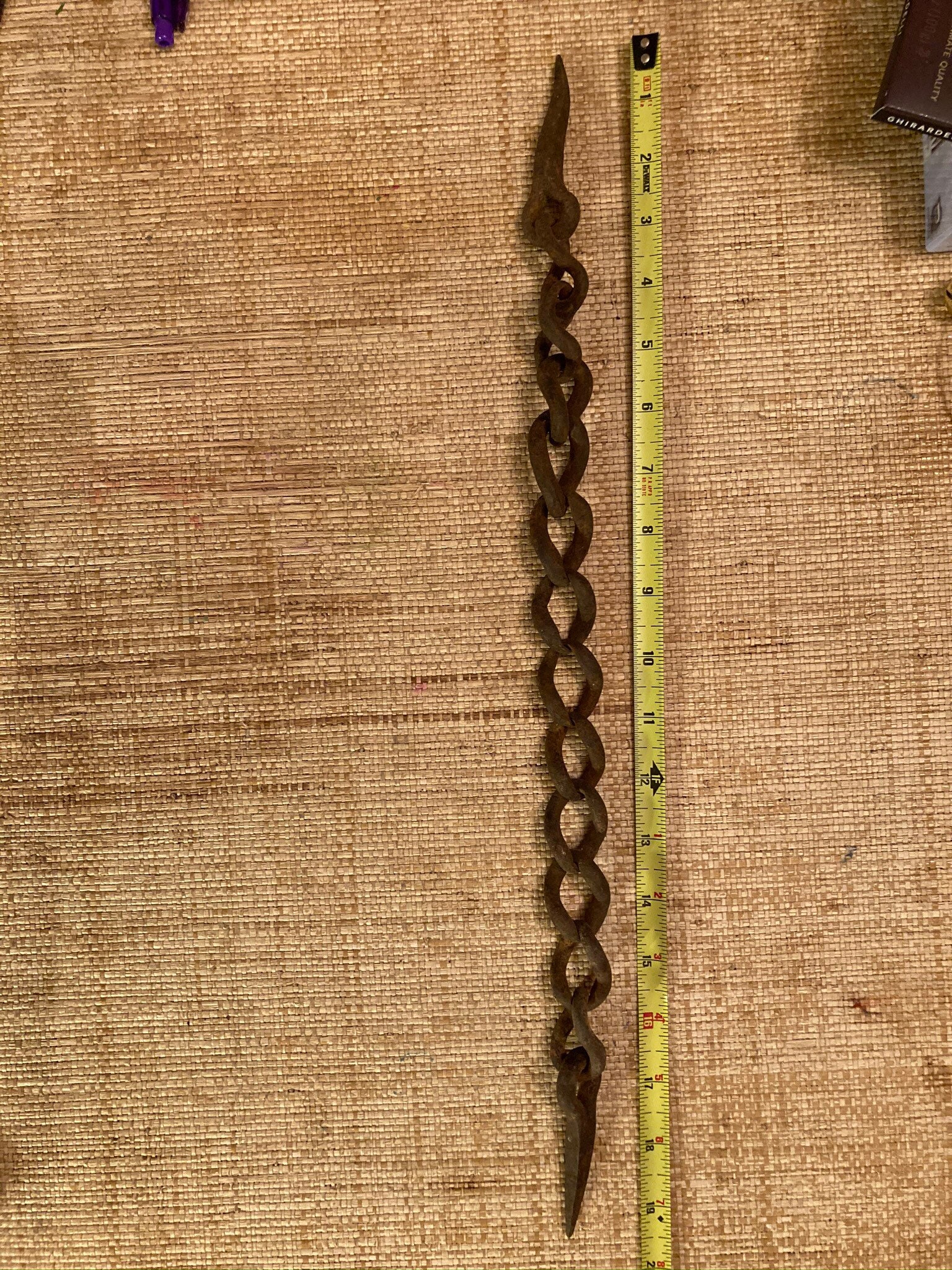 Antique Wrought Iron Chain Handle for a Bucket or Firkin - Etsy