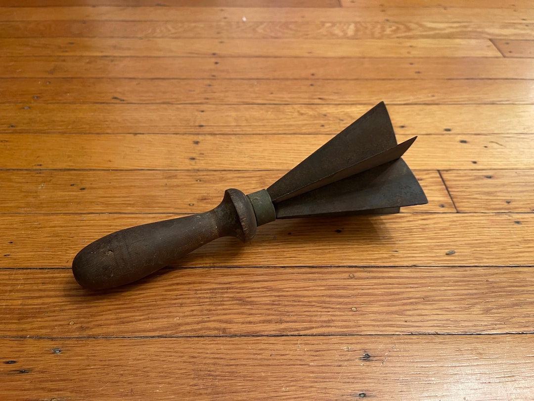 Antique Kitchen Chopper With Hand-turned Wooden Handle - Etsy
