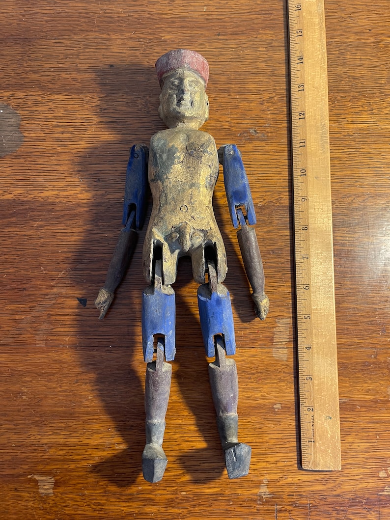 Antique Gilt Hand-carved Wooden Toy Chinese - Etsy
