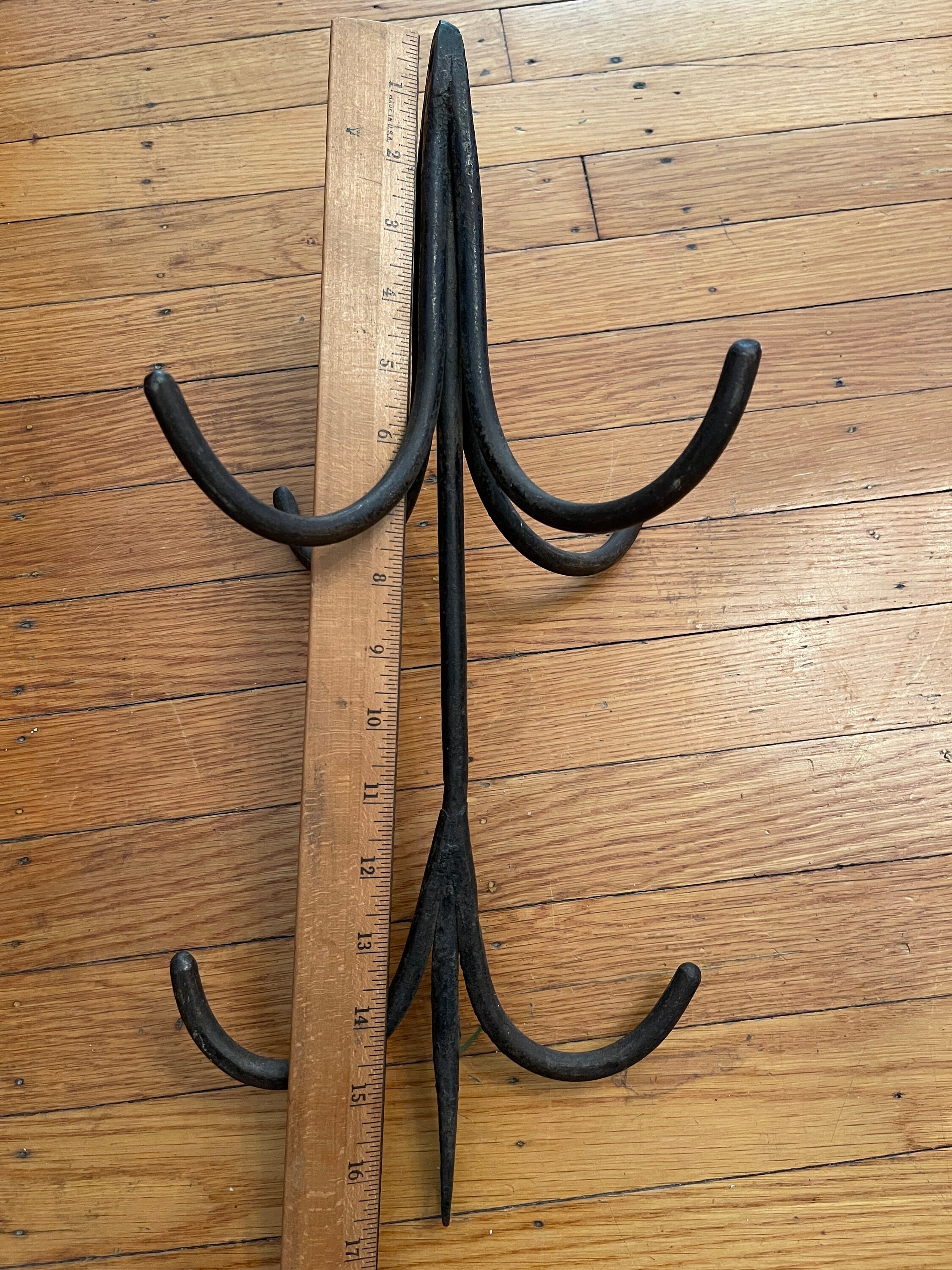 Five Prong Colonial Wrought Iron Poultry Hook - Etsy