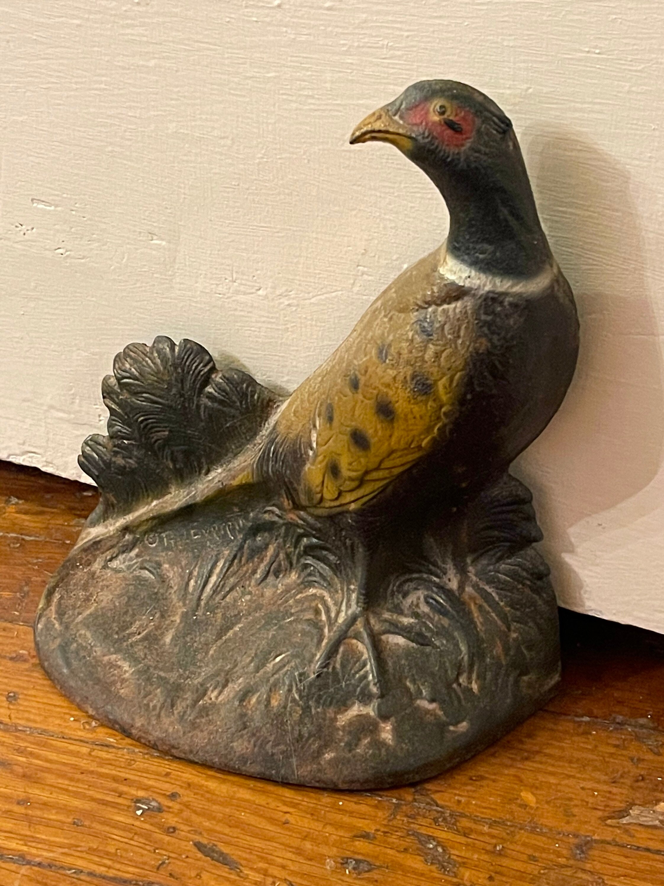 Cast Iron Hubley Fred Everet 458 Doorstop Pheasant - Etsy