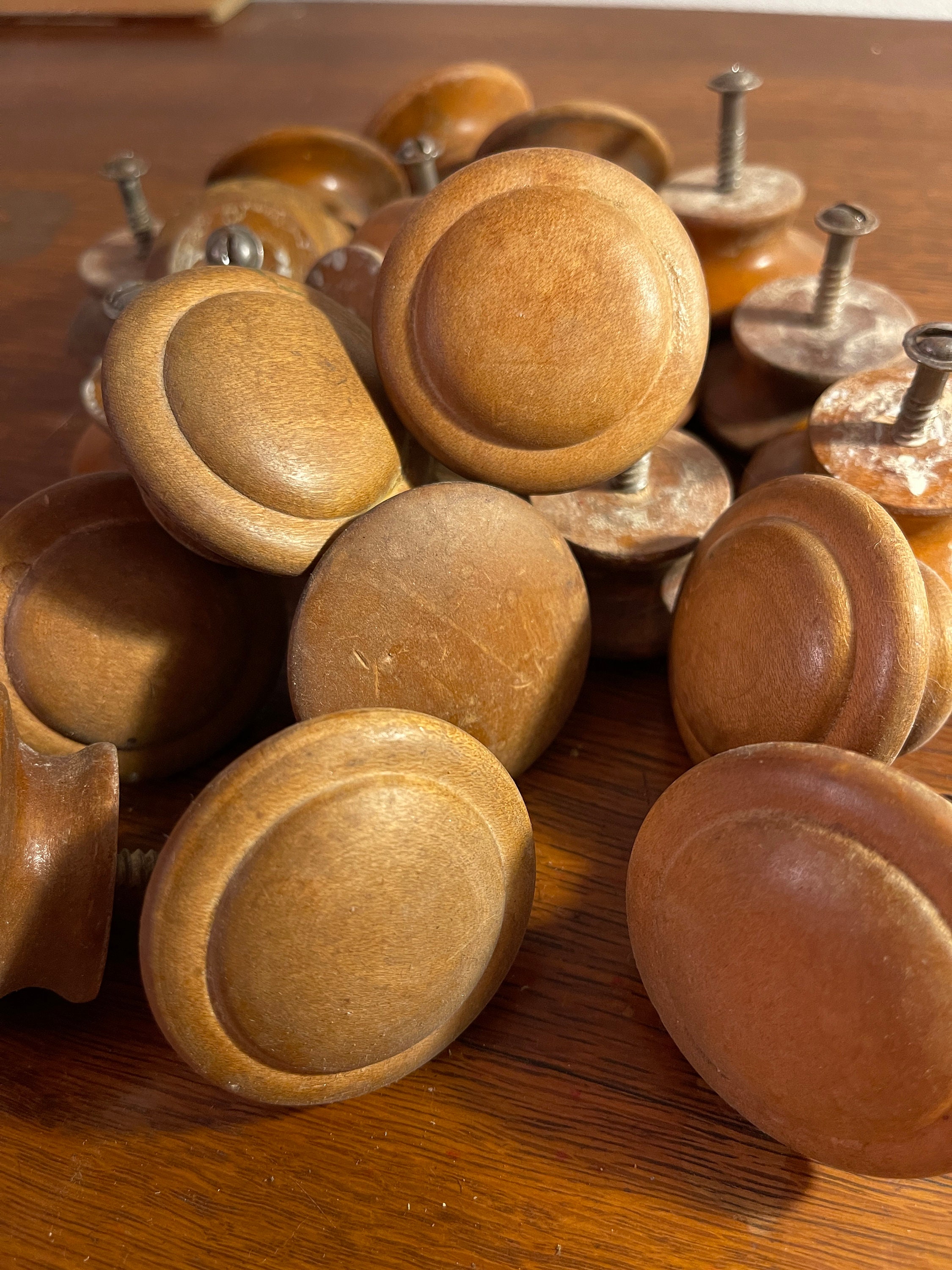 23 Wooden Knobs - Etsy