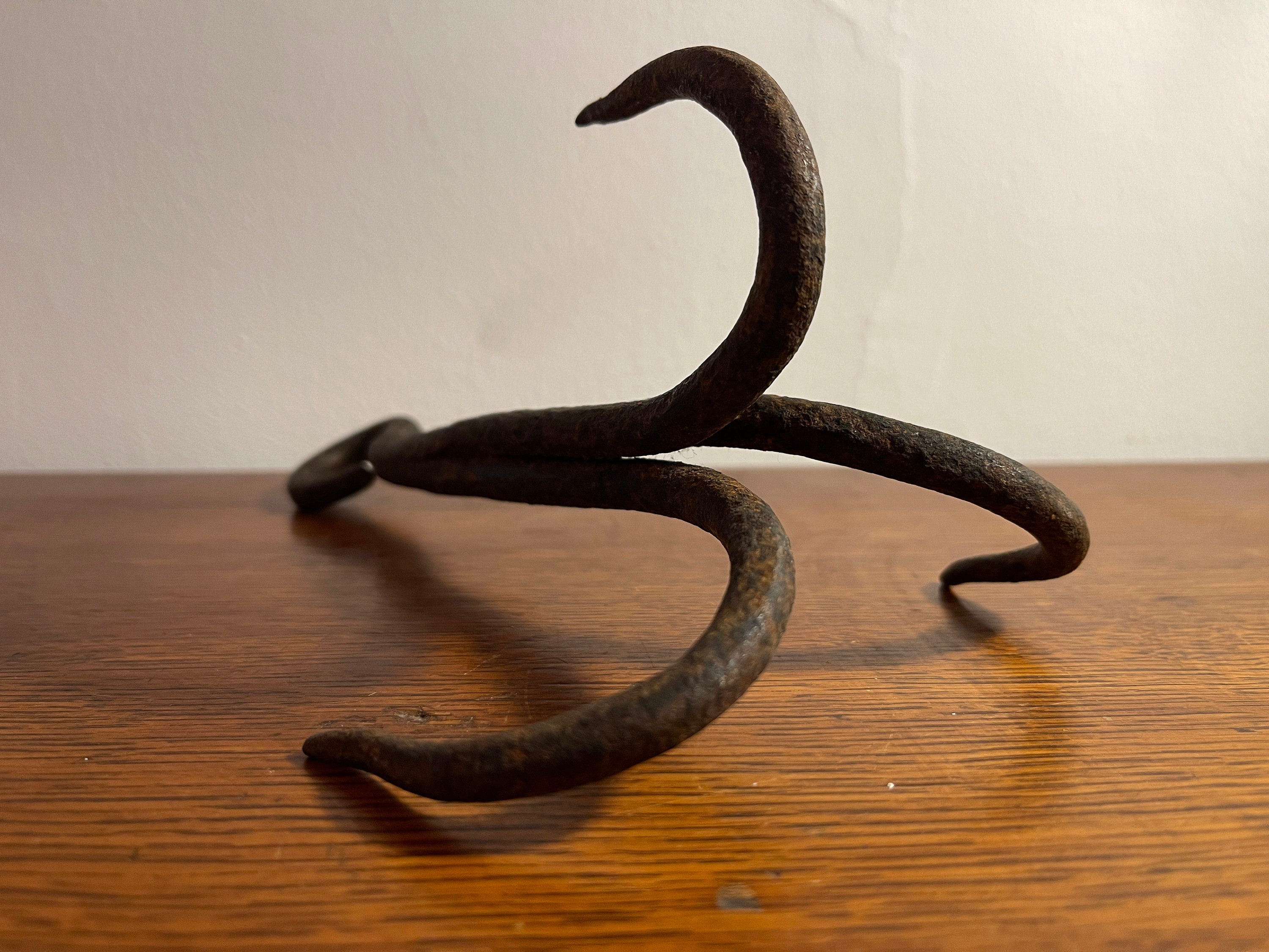 Three Prong Colonial Wrought Iron Poultry Hook - Etsy