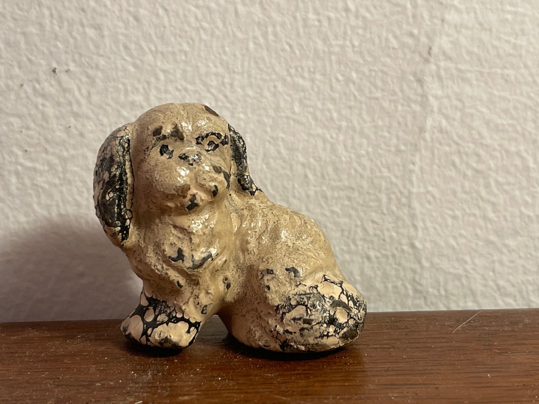 Antique Hubley Dog Paperweight Pekingese Cast Iron - Etsy
