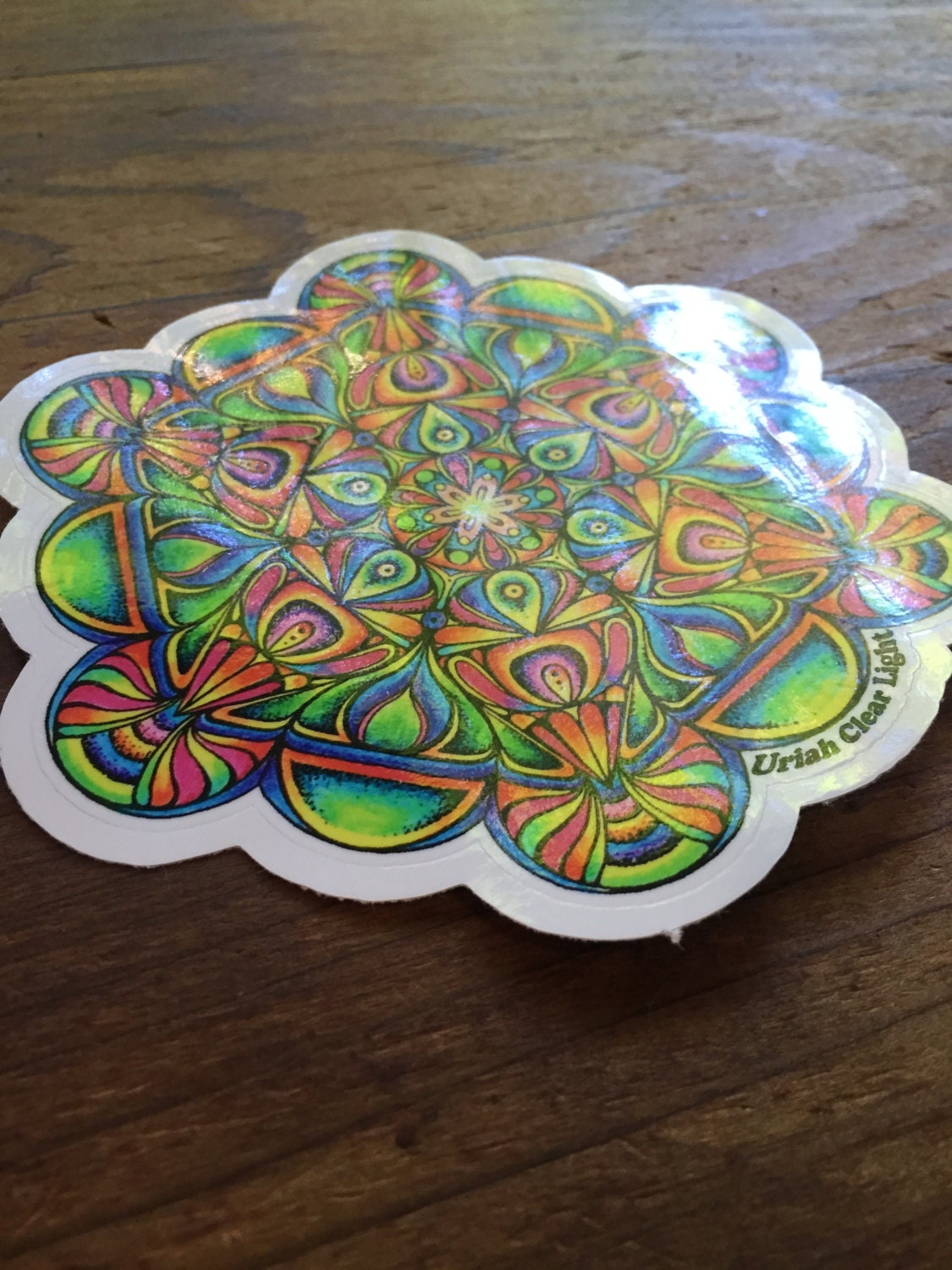 Hand Drawn Metatron's Cube Mandala Sticker Sacred - Etsy