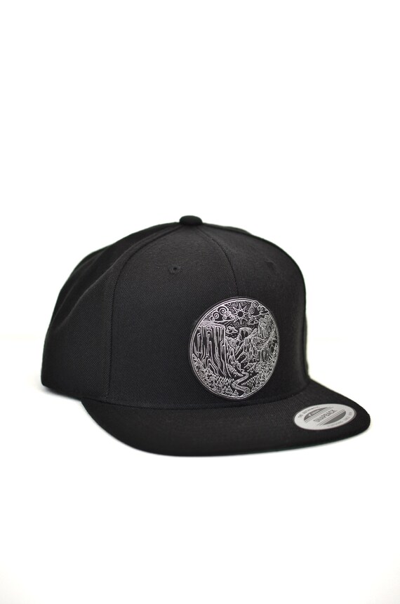 Silver Yosemite Snapback Hat Half Dome Snapback Hat | Etsy