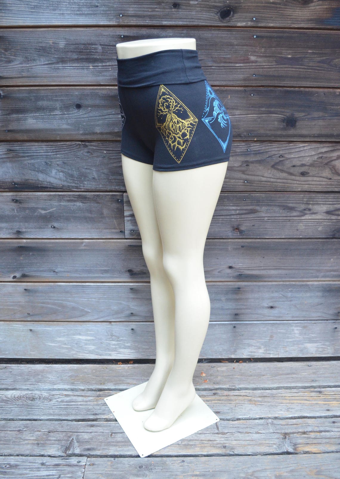 Earth Air Fire Water High Waisted Hot Shorts Women's - Etsy