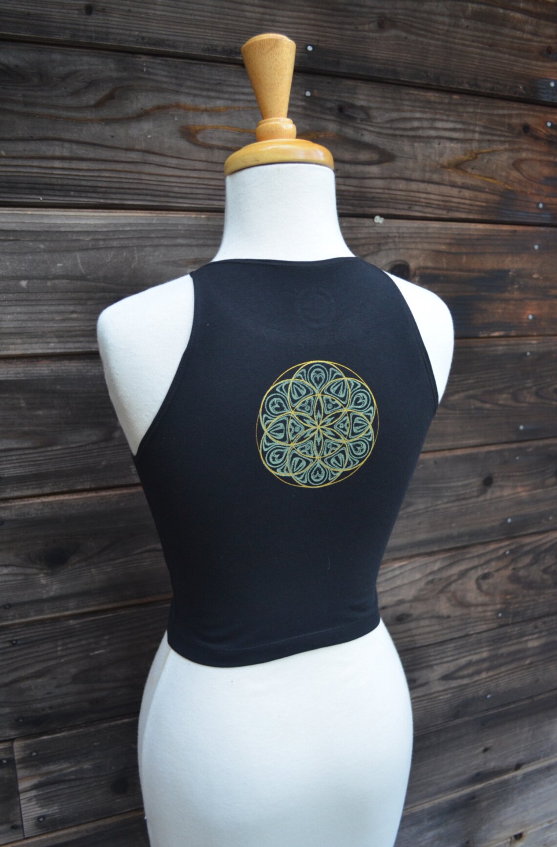 Hamsa Hand Crop Top Sacred Geometry Crop Top Yoga Crop Top - Etsy