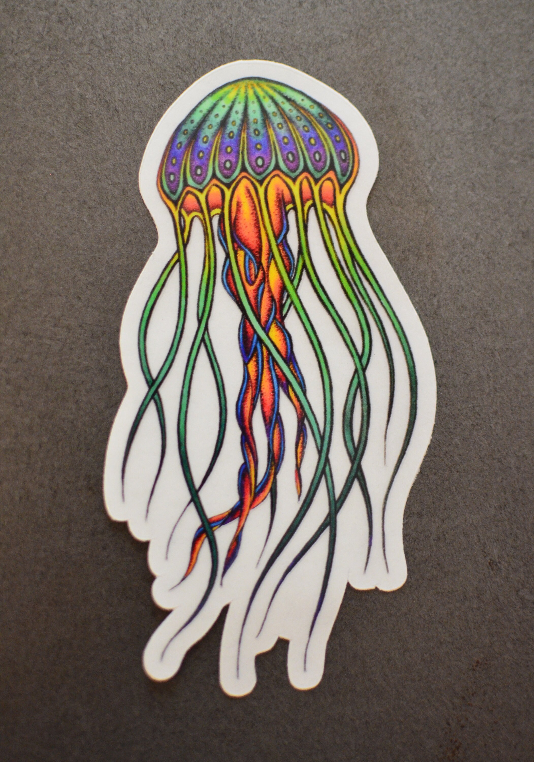 Hand Drawn Jellyfish Sticker Pack Jellyfish Decal iPhone | Etsy