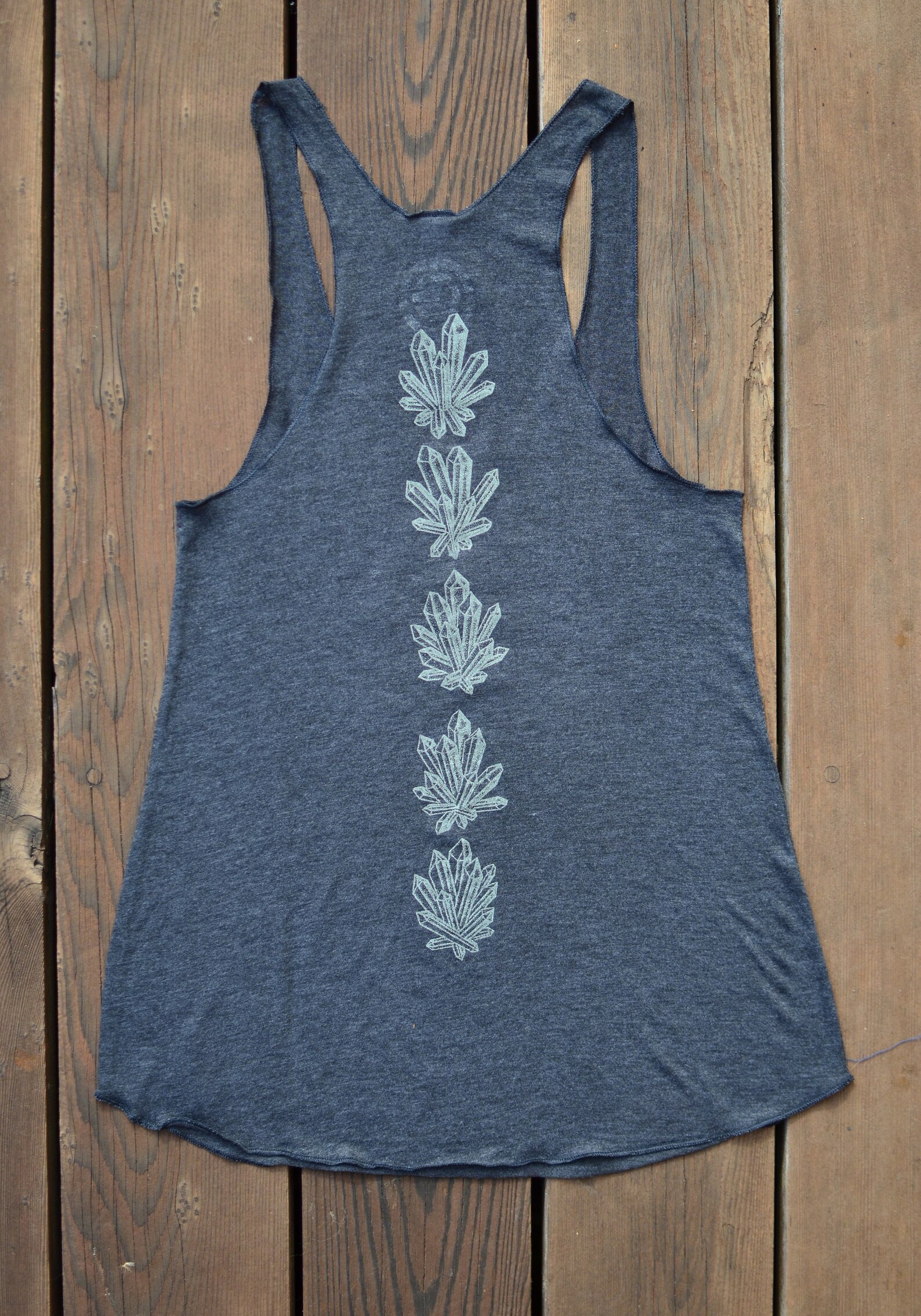 Crystal Mandala Tank Top Glow in the Dark Sacred Geometry | Etsy