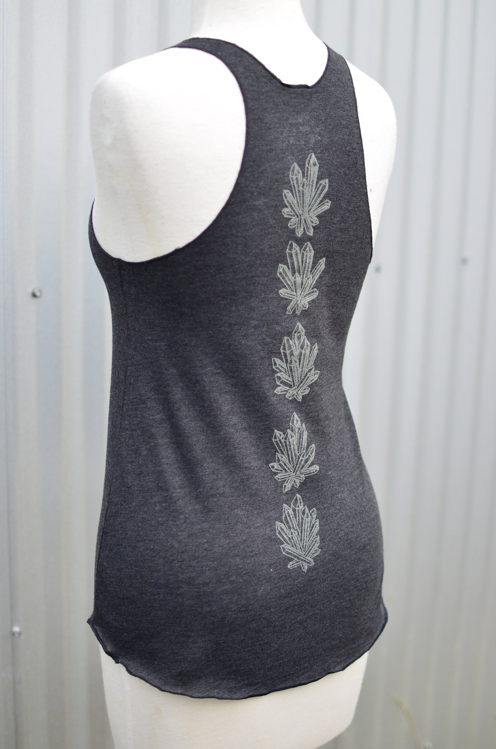Crystal Mandala Tank Top - Glow in the Dark Sacred Geometry Tank Top ...