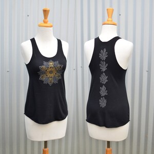 Crystal Mandala Tank Top Glow in the Dark Sacred Geometry - Etsy