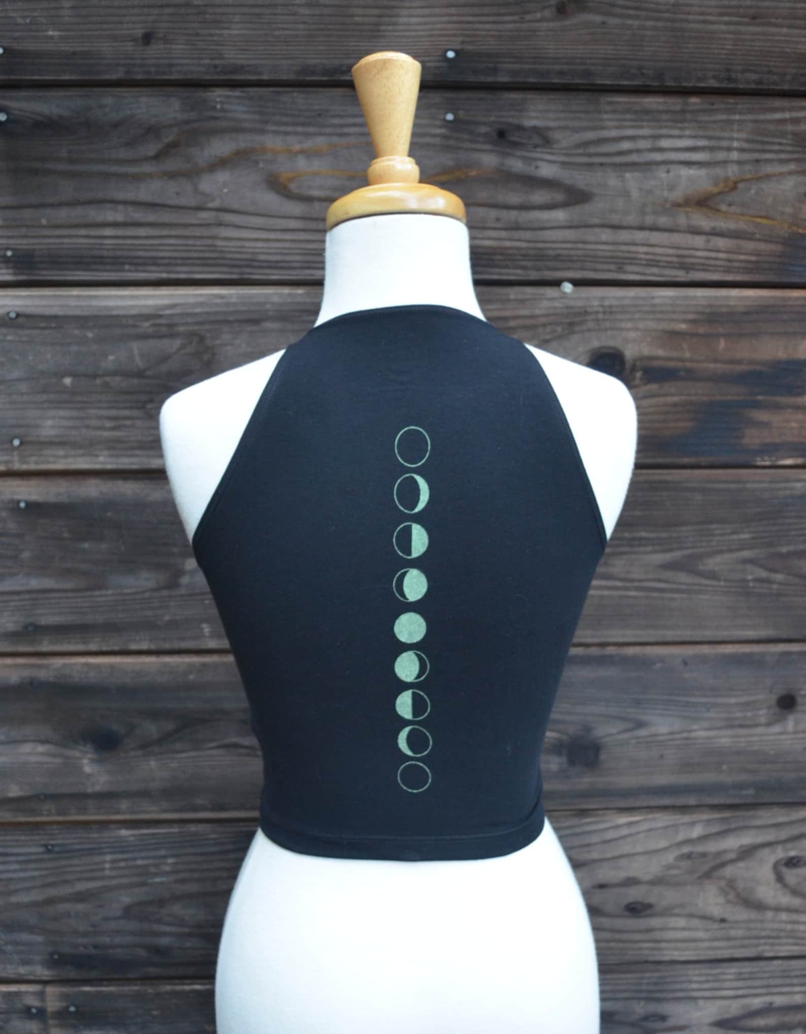 Seed of Life Moon Crop Top Sacred Geometry Crop Top Glow - Etsy