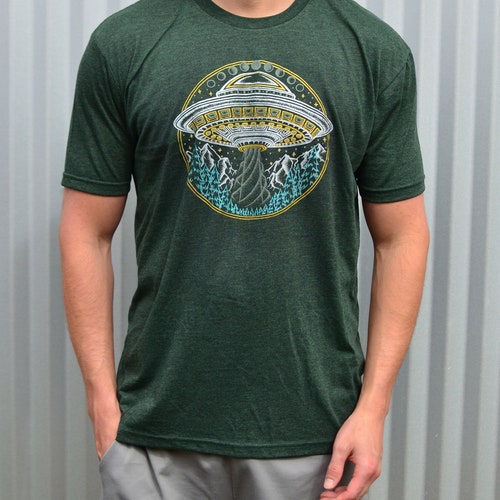 Alien Abduction UFO T-shirt - Etsy