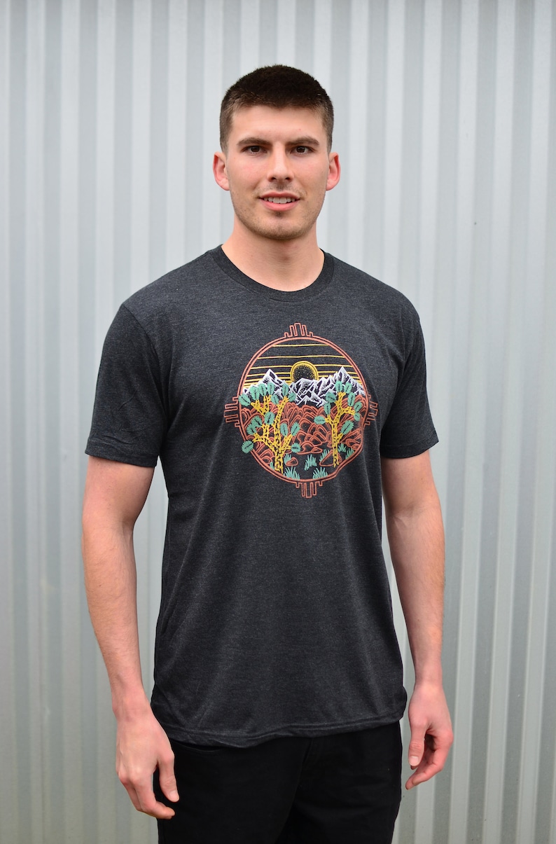 Metallic Joshua Tree T-shirt Mens Black T-shirt Joshua - Etsy
