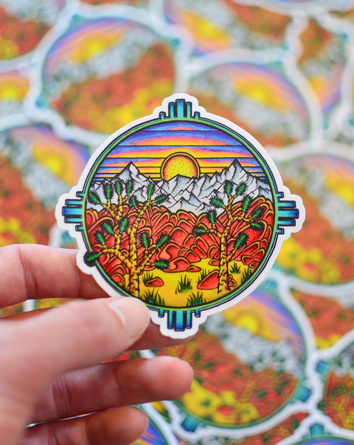 Hand Drawn Joshua Tree Sticker Nature Sticker Desert - Etsy