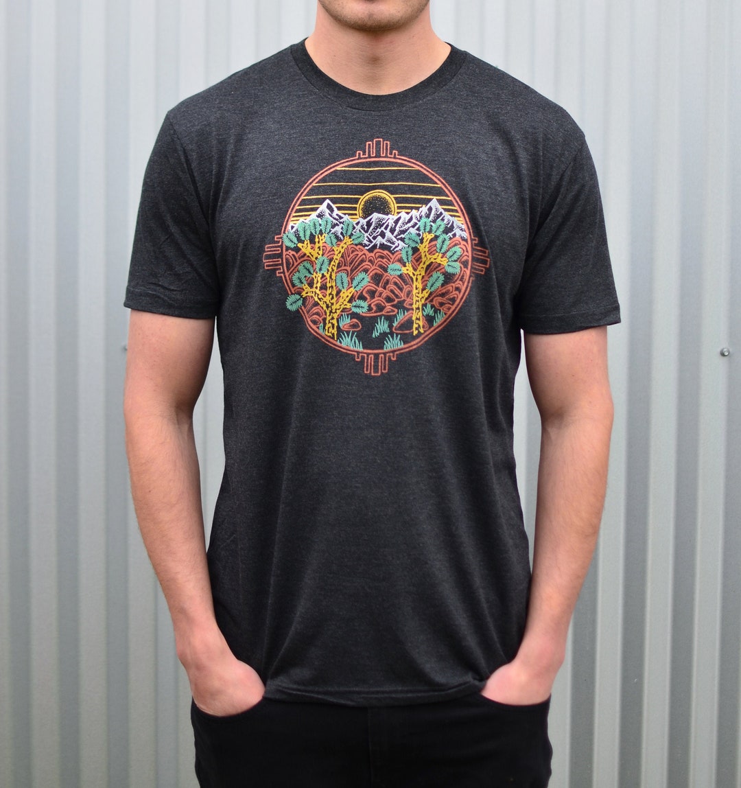 Metallic Joshua Tree T-shirt Mens Black T-shirt Joshua - Etsy