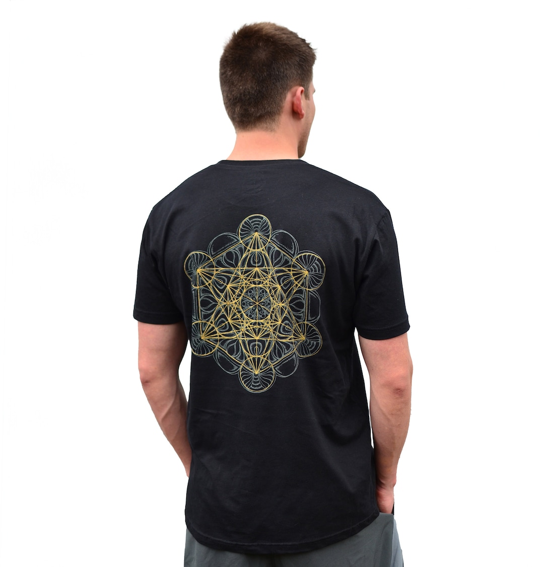 Glow in the Dark Metatron's Cube T-shirt - Sacred Geometry T-shirt ...