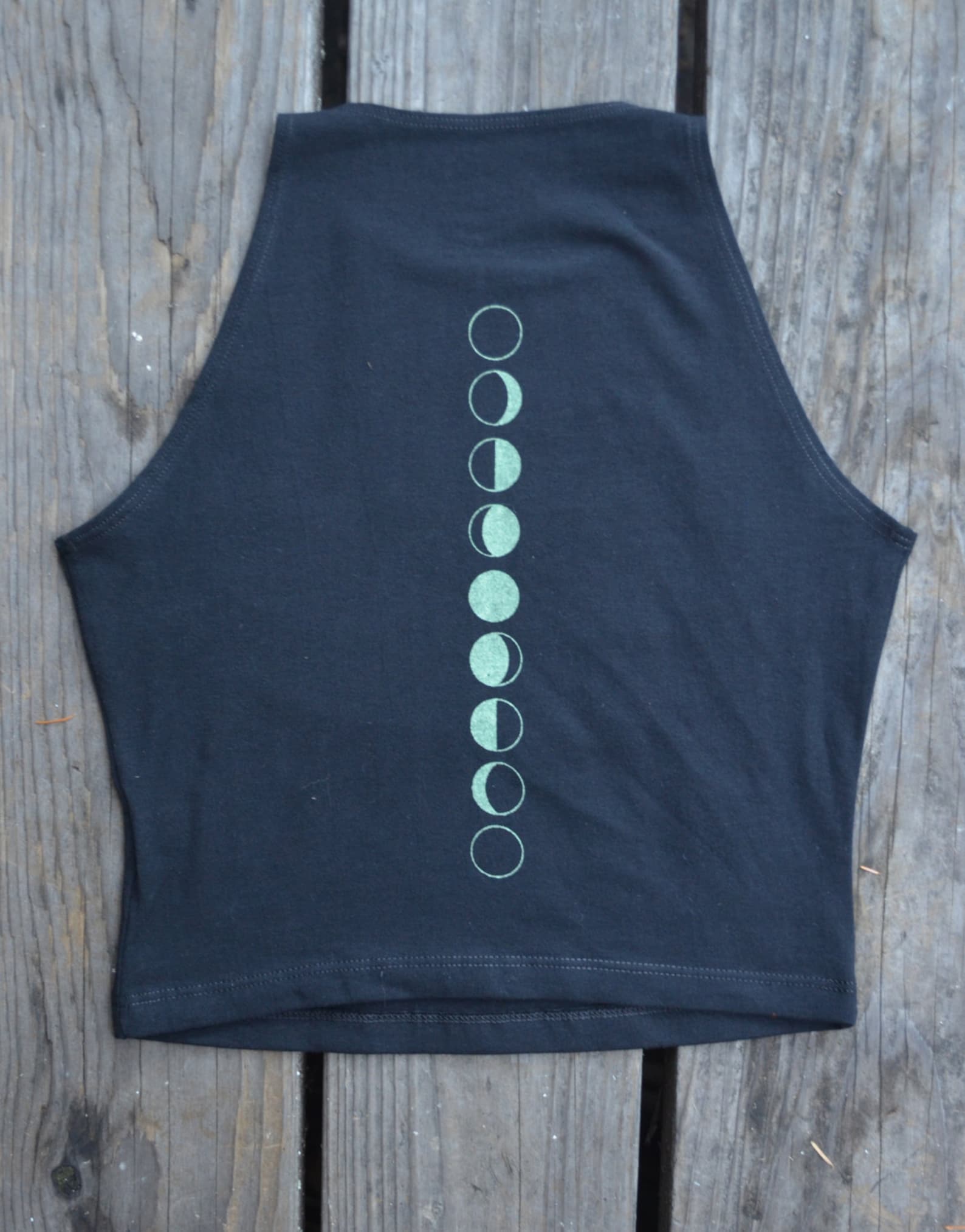 Seed of Life Moon Crop Top Sacred Geometry Crop Top Glow - Etsy