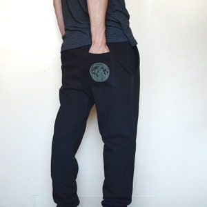 Glow in the Dark Moon-phase Joggers - Jogger Sweatpants - Festival ...