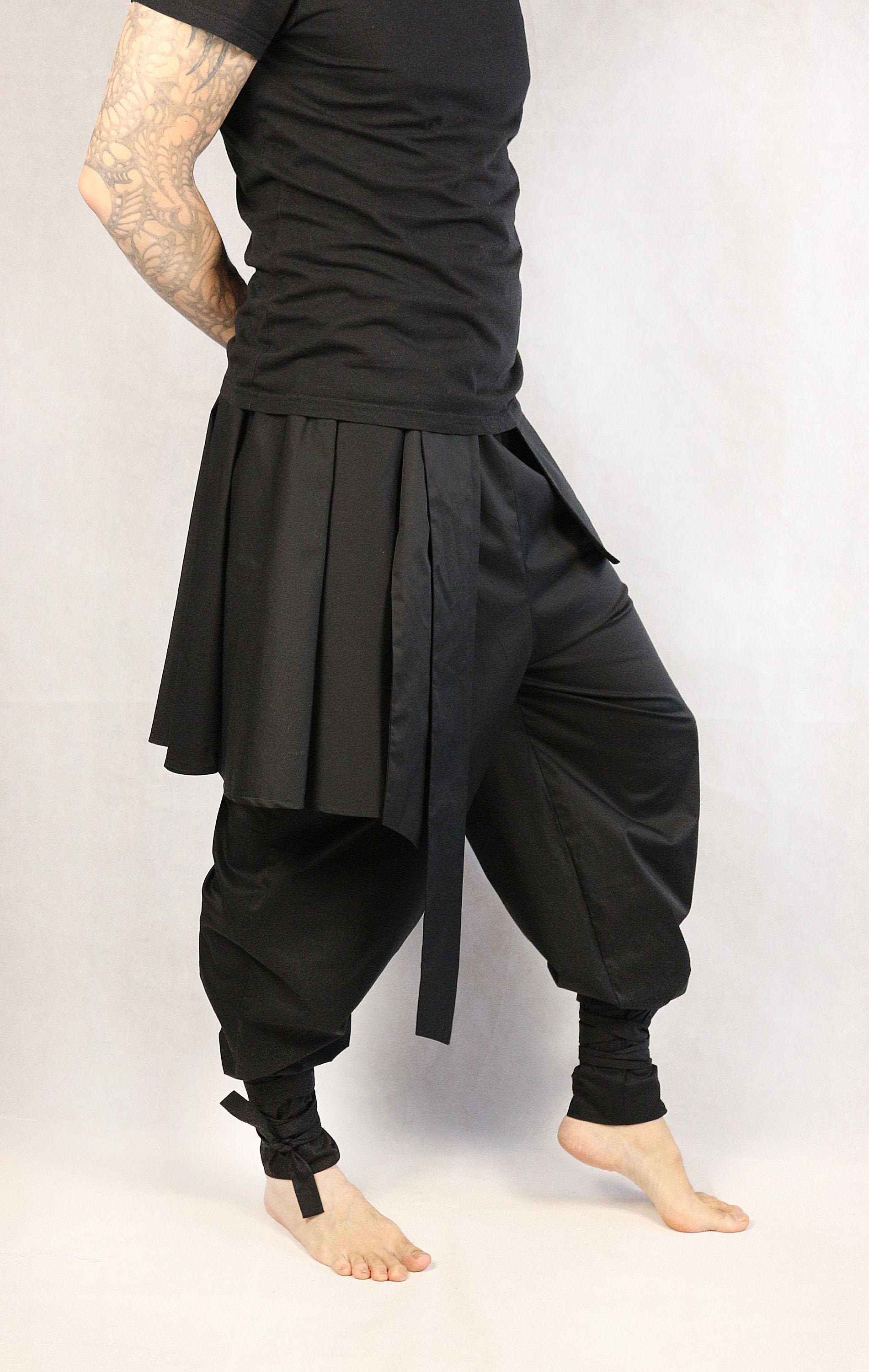 Black Hakama Pants