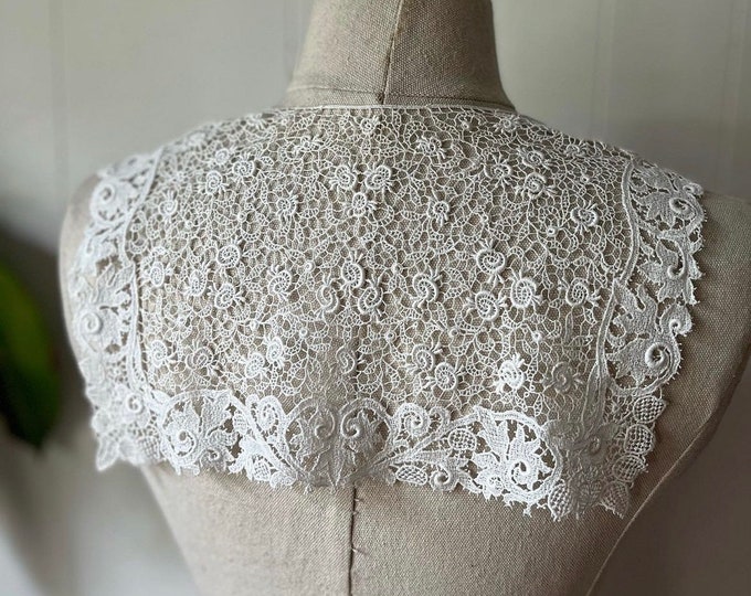 Reserved for Allison, 1920s Lace Collar - Etsy