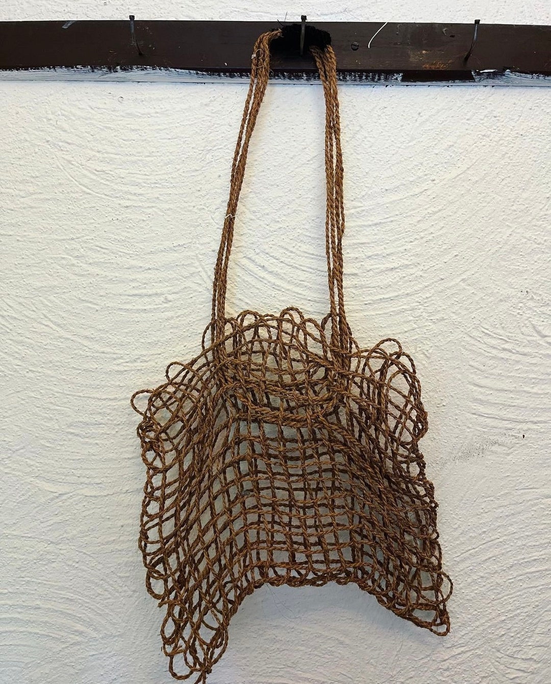 Rare Entirely Handspun + Handmade Stringbag - Etsy