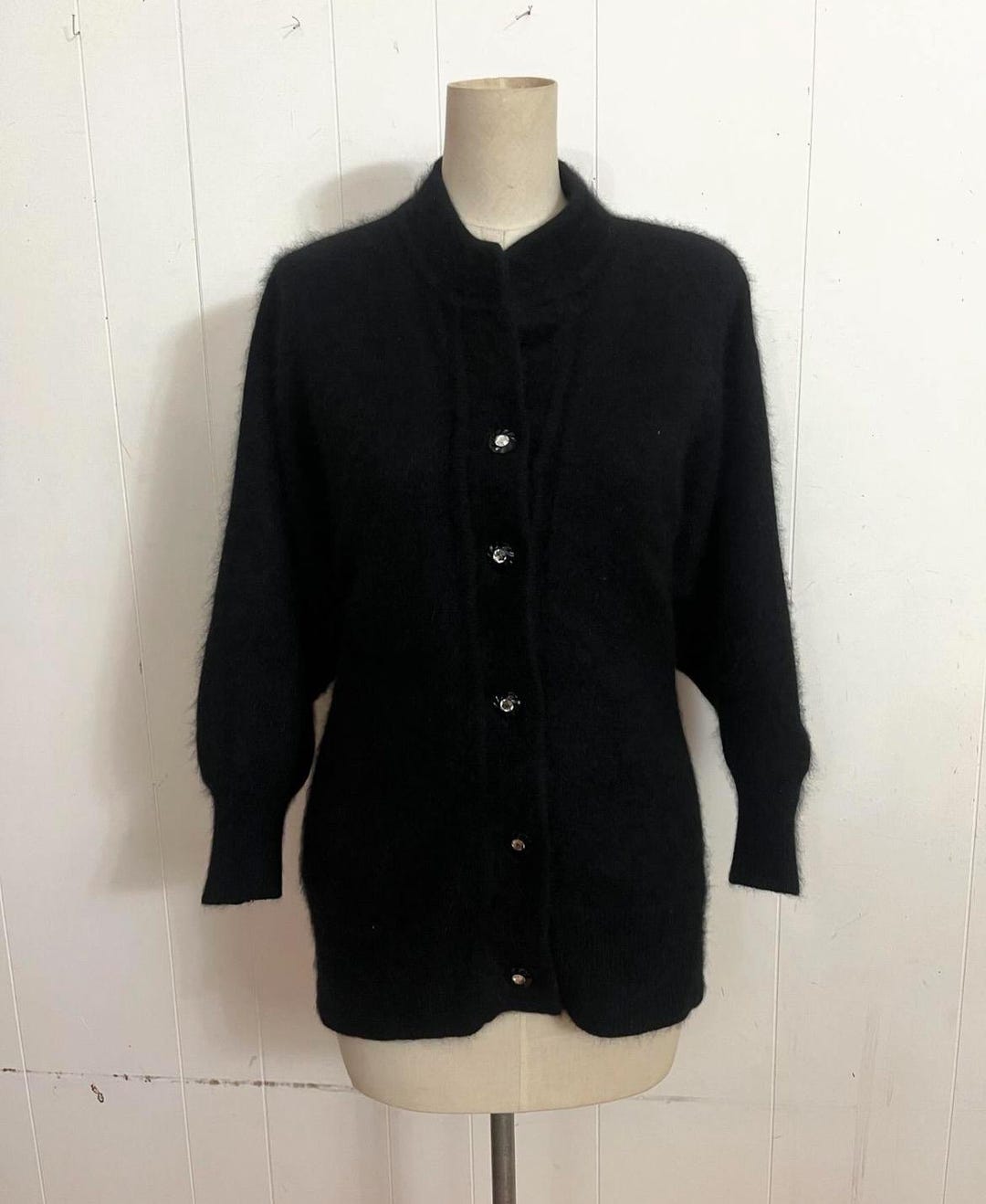 1980s MEGA FLUFFY ANGORA Jacket Coat Cardigan Incredibly Luxurious ...