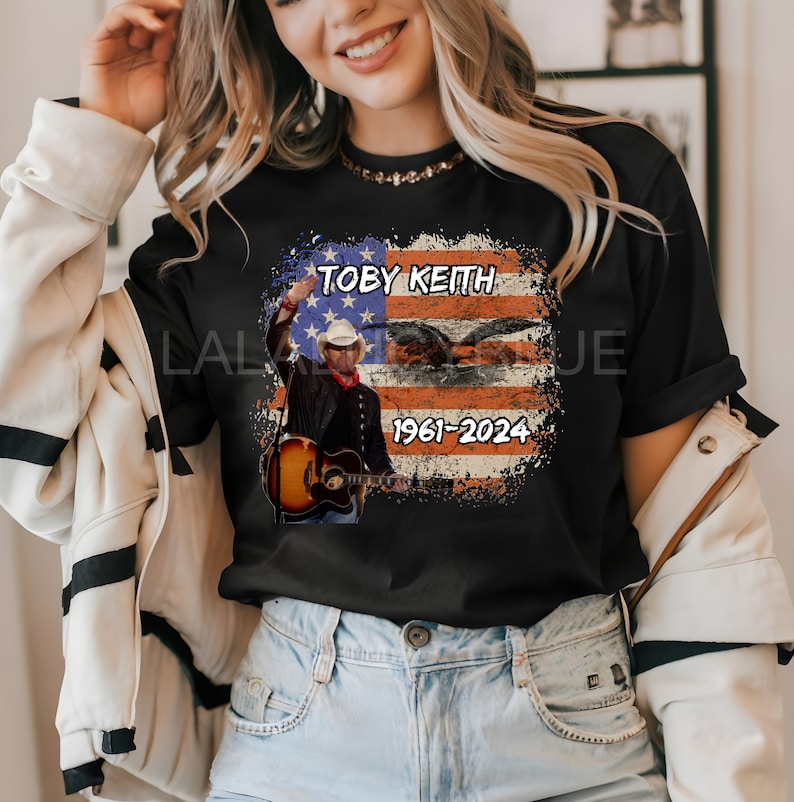 Toby Keith Memorial T-shirt - Etsy