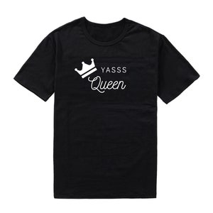 Yasss Queen Shirt - Yass Queen Crown T-shirt - Fun Trendy Shirt for ...