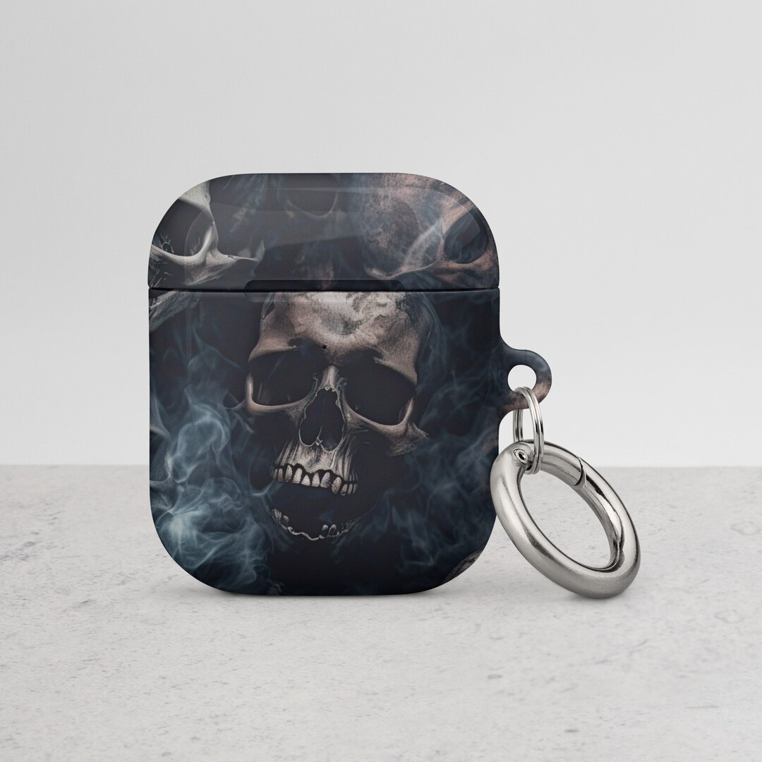 Skull Case for Airpods® Gothic Punk Skulls Case for Airpods® Earbuds ...
