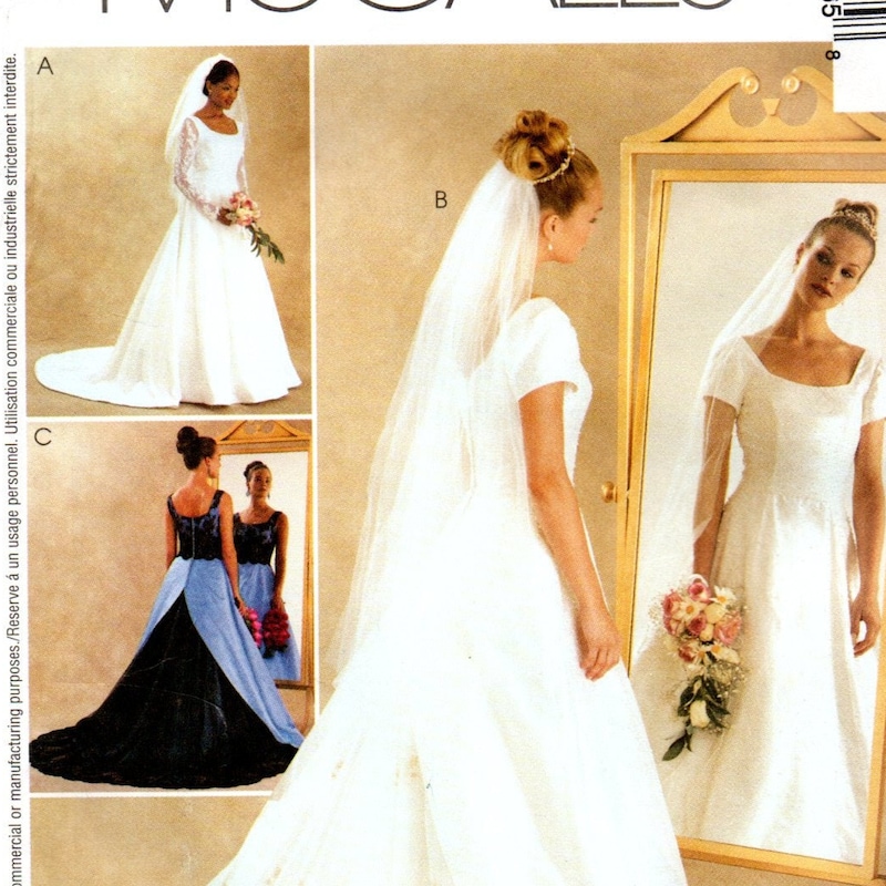 Wedding Gown Pattern - Etsy