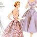 Vogue 2960 Reissue Original 1954 Design Scoop Neckline, Lush Full Skirt ...