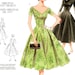 Vogue 2962 Vintage Model Original 1957 Design Halter Gown, Dress ...