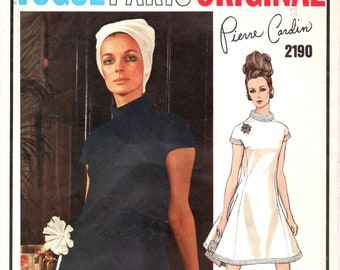 Pierre Cardin Vogue 2190 Space Age Design Dress Pattern Bust - Etsy