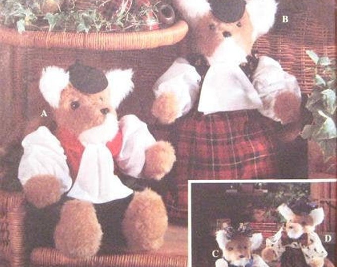 Simplicity 8695 Stuffed 16 Inch Fox and Clothes Pattern - Etsy