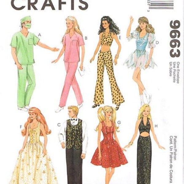 Barbie Pattern - Etsy