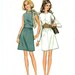 1960's Chic Shaped Midriff Inset Dress Butterick 5747 Pattern Bust 32.5 ...