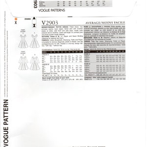 Vogue 2903 Vintage Model 1957 Design Dress Pattern Choose Size - Etsy