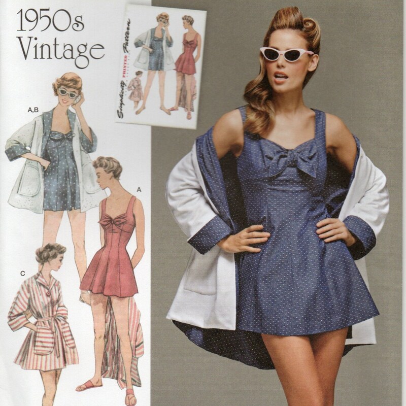 1950s Bathing Suit - Etsy