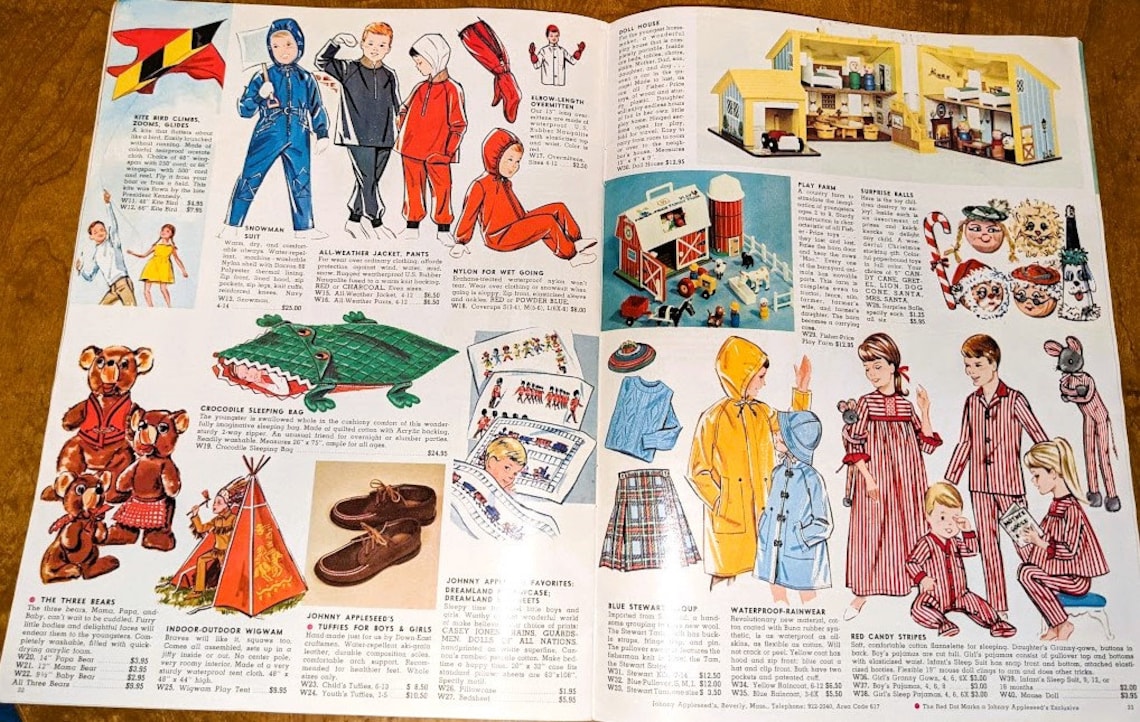 Vintage 1969 Johnny Appleseed's Fall Advertising Mail Order Catalog - Etsy