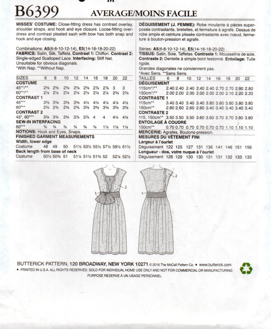 Flapper Roaring 20's Overlay Dress Pattern Butterick 6399 - Etsy