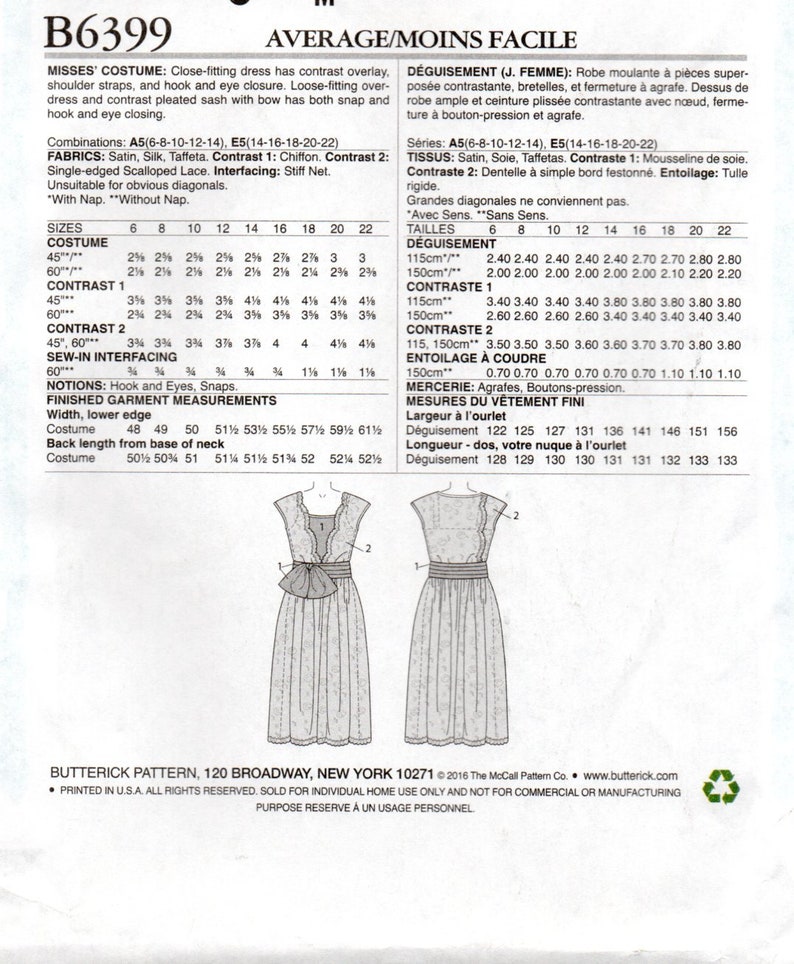 Flapper Roaring 20's Overlay Dress Pattern Butterick 6399 - Etsy