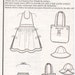 Daisy Kingdom Simplicity 2988 Girls Summer Dress, Hat, Tote Bag Pattern ...