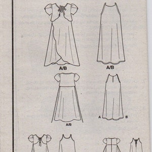 Simplicity 7001 Daisy Kingdom Girls Dress and Slip and 18" Doll Outfit ...