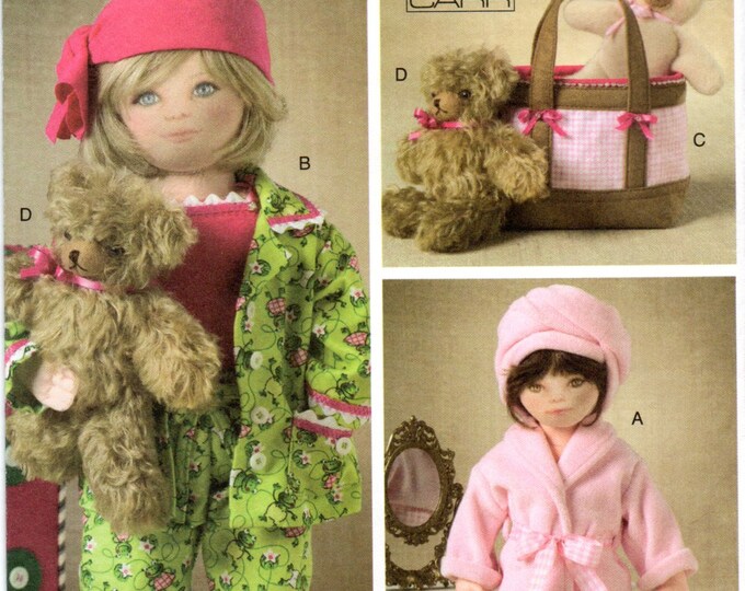 Vogue 7514 Pattern 1930's Style Wardrobe for 18" Dolls - Etsy