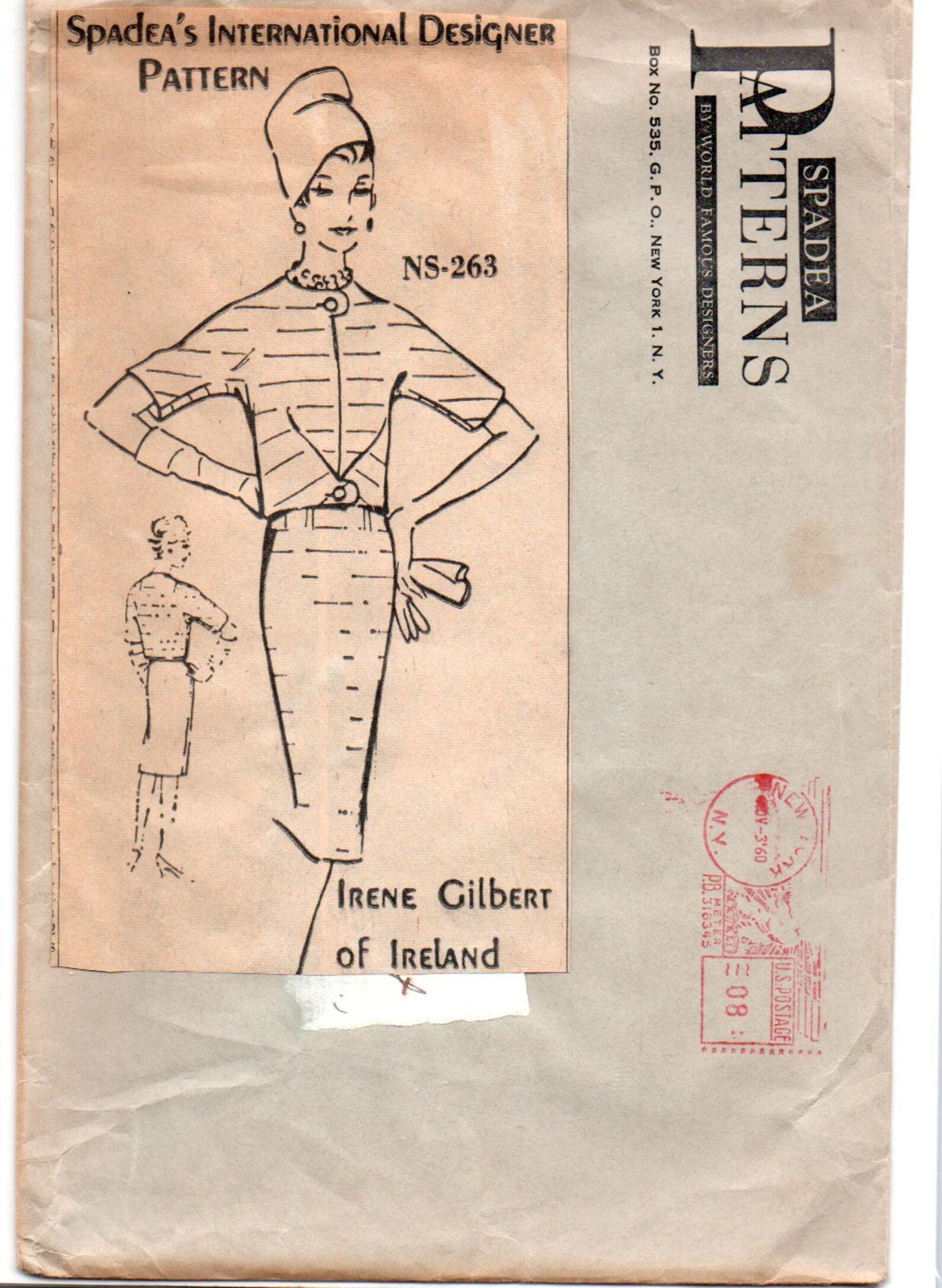 Irene Gilbert Spadea NS-263 Vintage 60's Chic Two Piece - Etsy