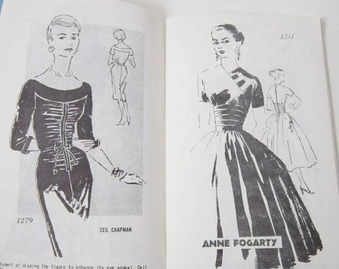 1950's Spadea Fashions Pattern Catalog Chapman, Fogarty, Copeland ...