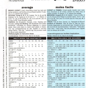 Butterick 4669 Renaissance Laced Corsets Making History Pattern Choose ...