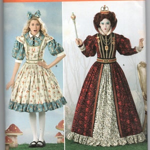 Simplicity 2325 Alice in Wonderland Queen of Hearts Adult - Etsy